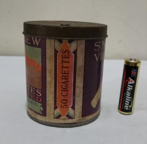 All About Old Advertising: Kotak Kaleng Rokok Calcutta - 250 rb