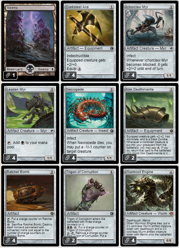 Magic the Gathering Adventures: Scars of Mirrodin Block Online Deck 3 ...