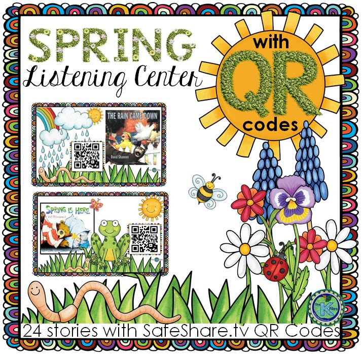 The K Files: Spring Listening Center with SafeShare.tv QR Codes and Links