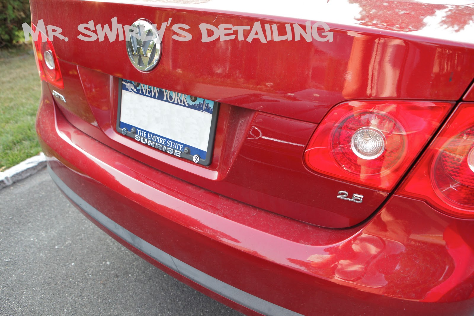 Mr. Swirly's Detailing: 2006 Maroon VW Jetta