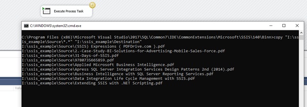 Microsoft Business Intelligence: Execute windows bat file from SSIS