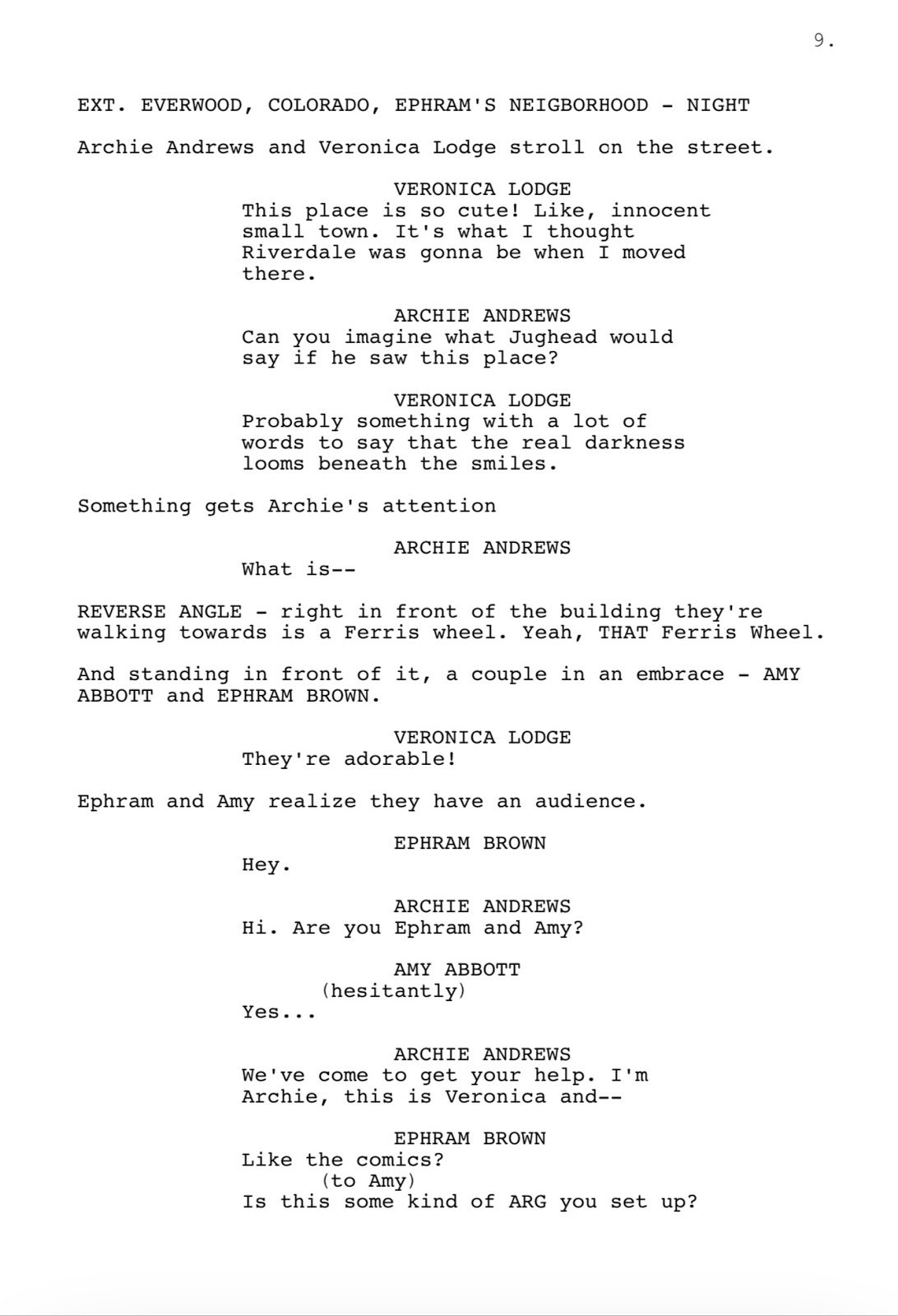 The Bitter Script Reader: CRISIS ON INFINITE TEEN DRAMAS continues with ...