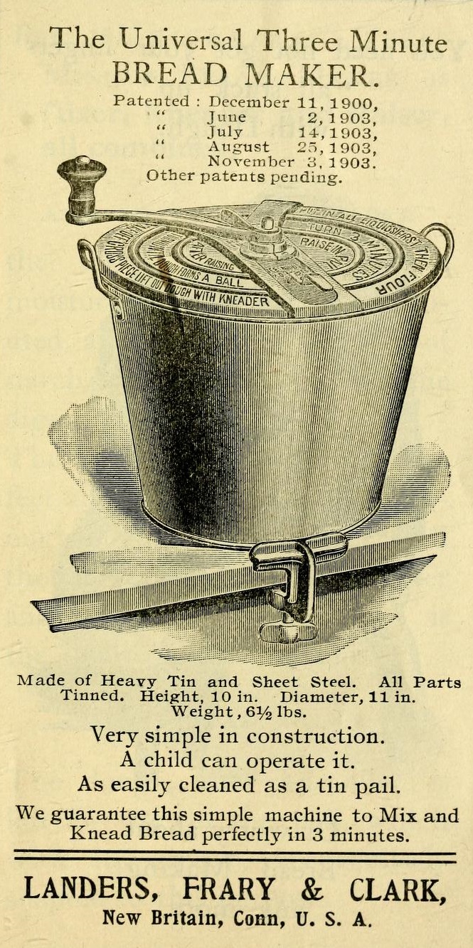 Bread Maker: Antique Hand Crank Bread Maker (Old- Fashioned Bread Maker ...