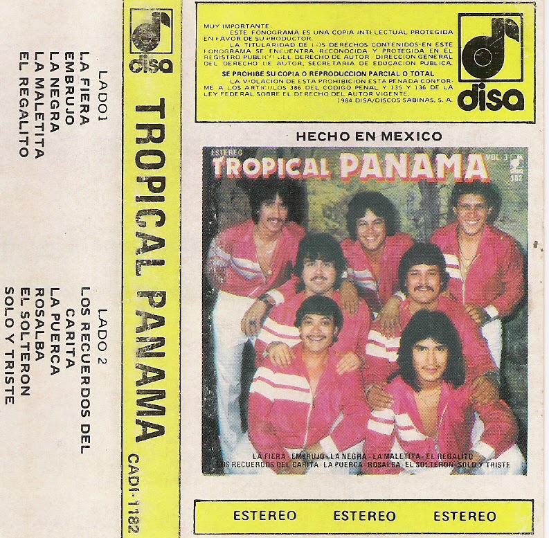 EL RECUERDO DE LA MUSICA GRUPERA: TROPICAL PANAMA - LA FIERA