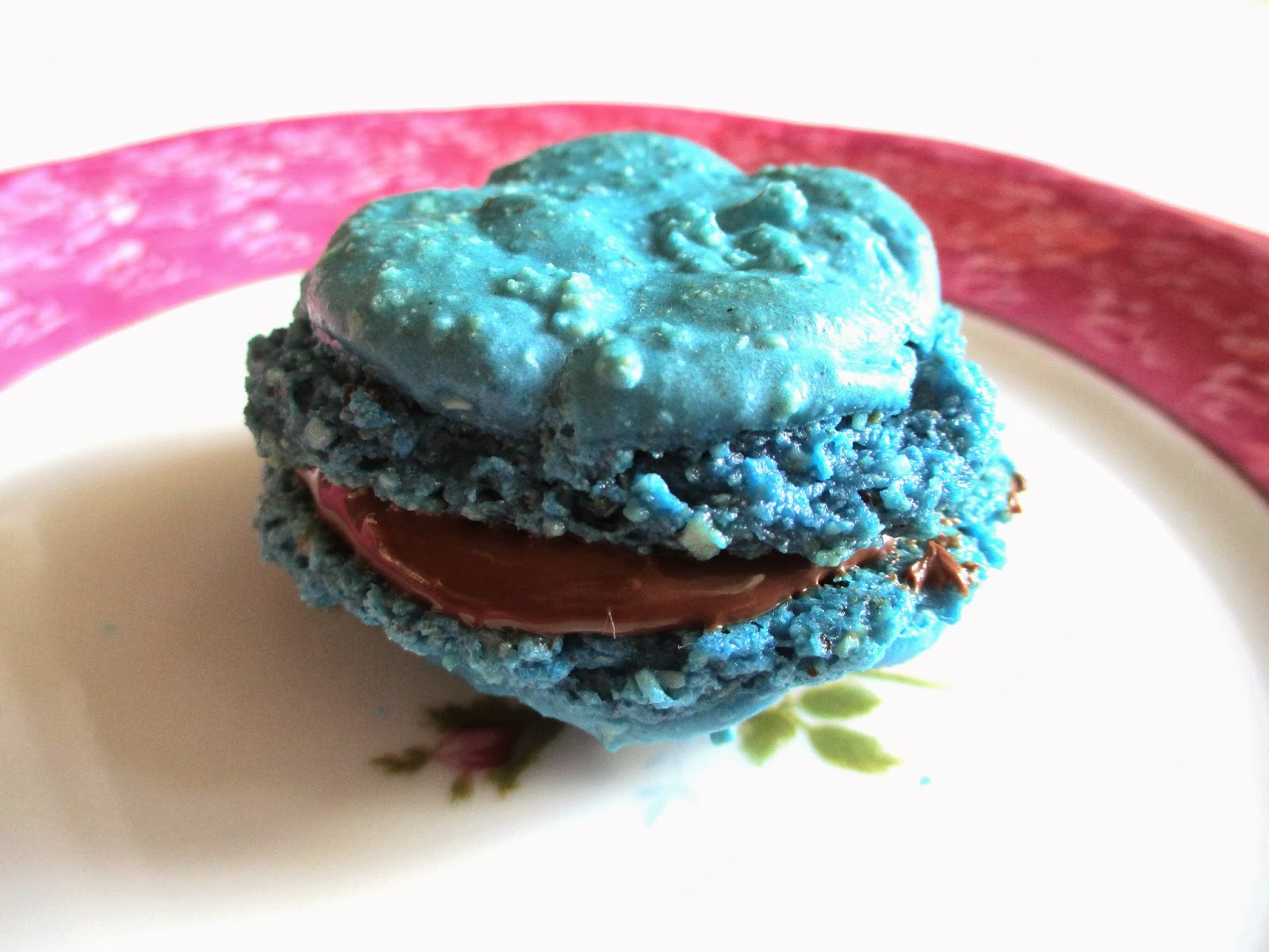 Strangeness and Charms: FOOD: blue macarons ♥