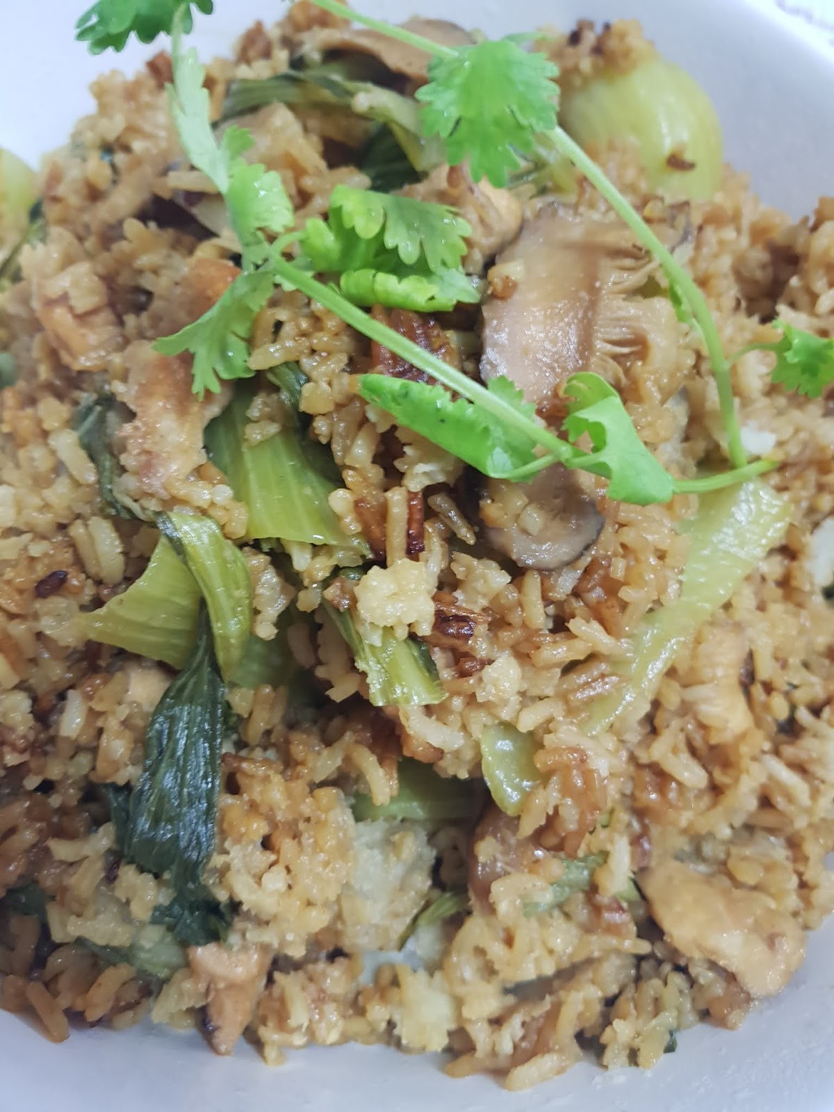 AL's Kitchen: Chicken Mustard Green Rice