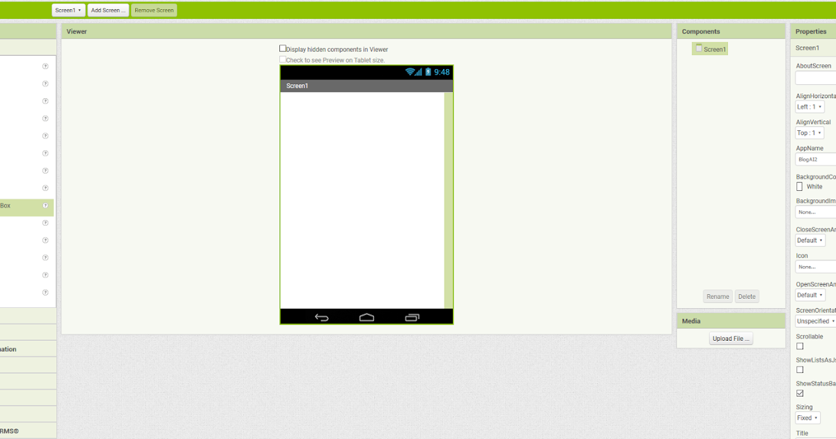 Téléchargement et utilisation d'app Inventor 2 MIT