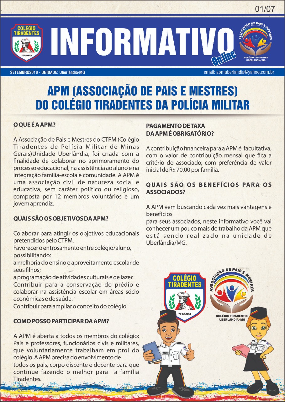 Colégio Tiradentes da Polícia Militar de Minas Gerais -Uberlândia ...