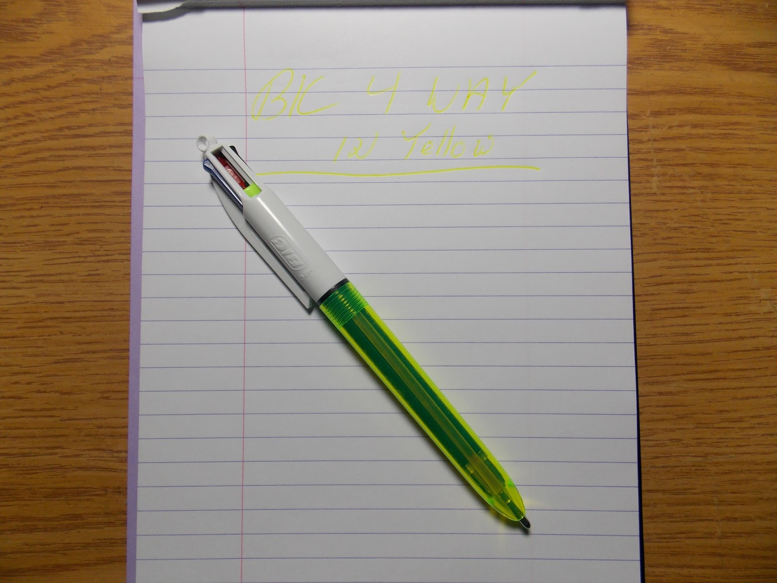 My Supply Room: New BIC 4 Way Pen