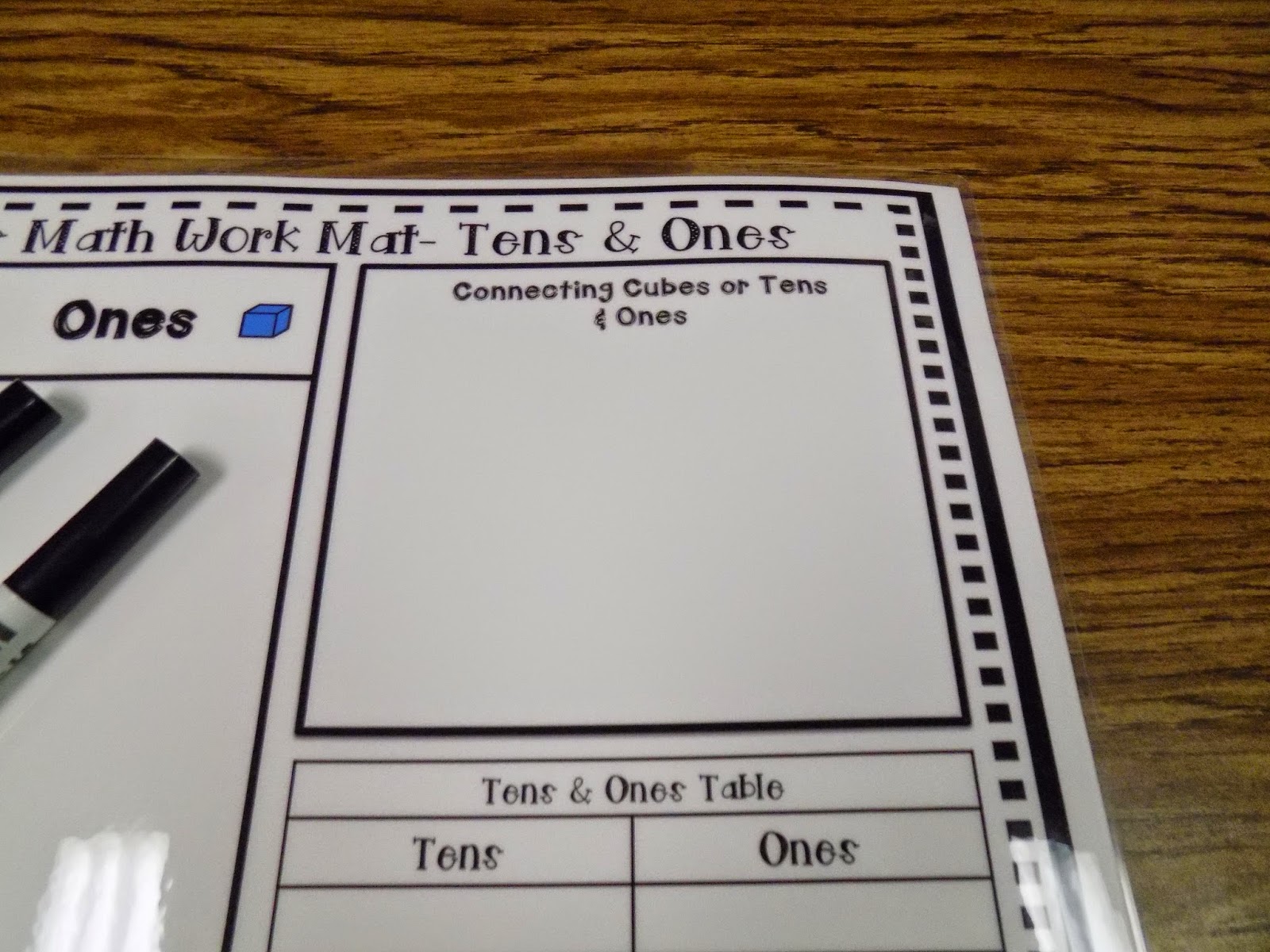 Tales From The First Grade: Learning Mats- Tens and Ones
