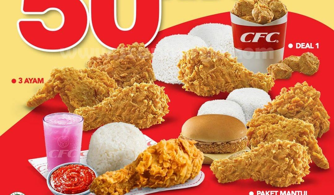 CFC Promo DISKON 50 RIBU Khusus pemesanan via aplikasi GRABFOOD | scanharga
