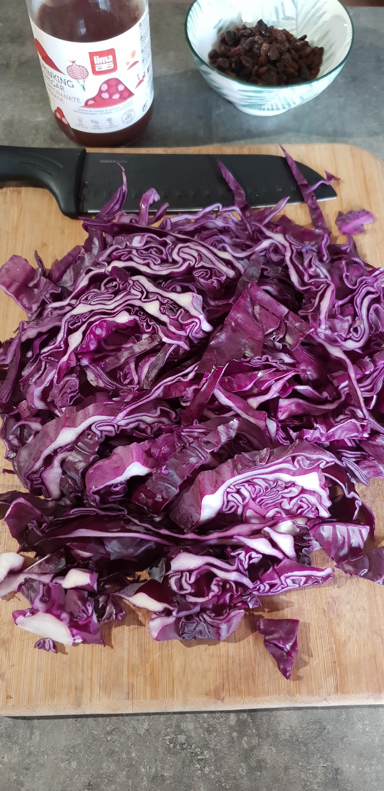 CHOU ROUGE CUIT AUX RAISINS & CUMIN