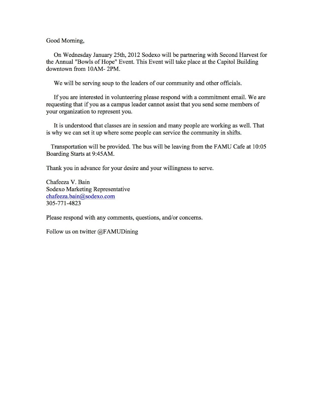 Sample Letter Requesting For Volunteers - Birthday Letter