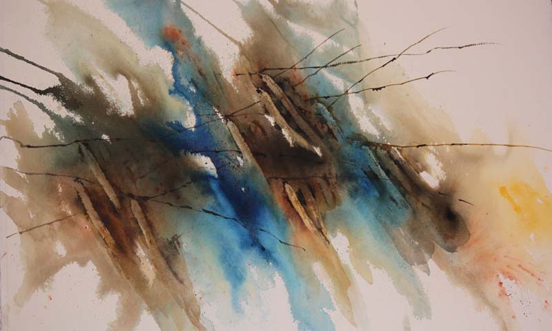 Watercolours With Life: Lambs Tails in Watercolour : A Simple Walk