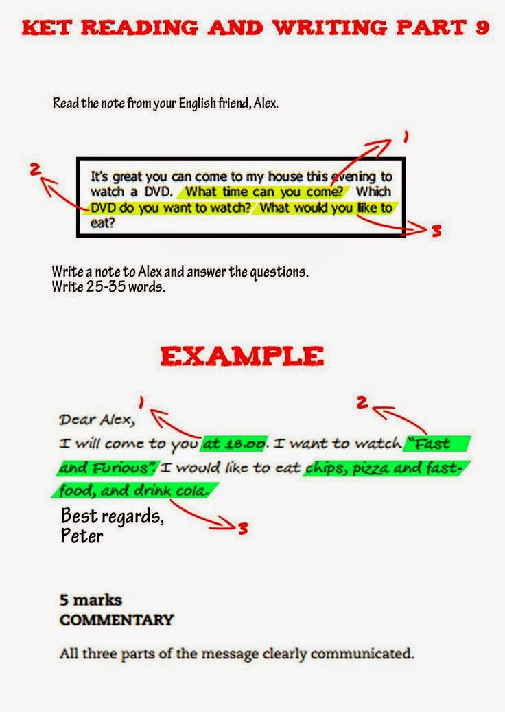 Cambridge Exams: KET A1