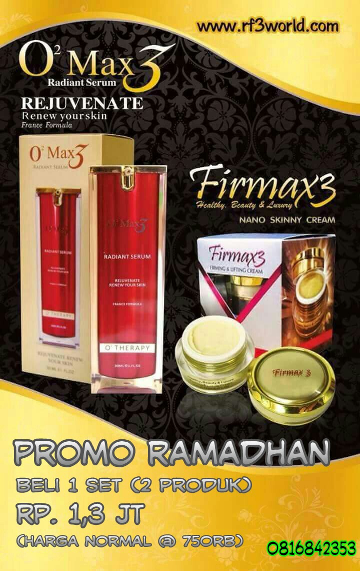 HARGA PROMO FIRMAX3, O2MAX3 DAN SOULMAX3 | rf3worldjakarta