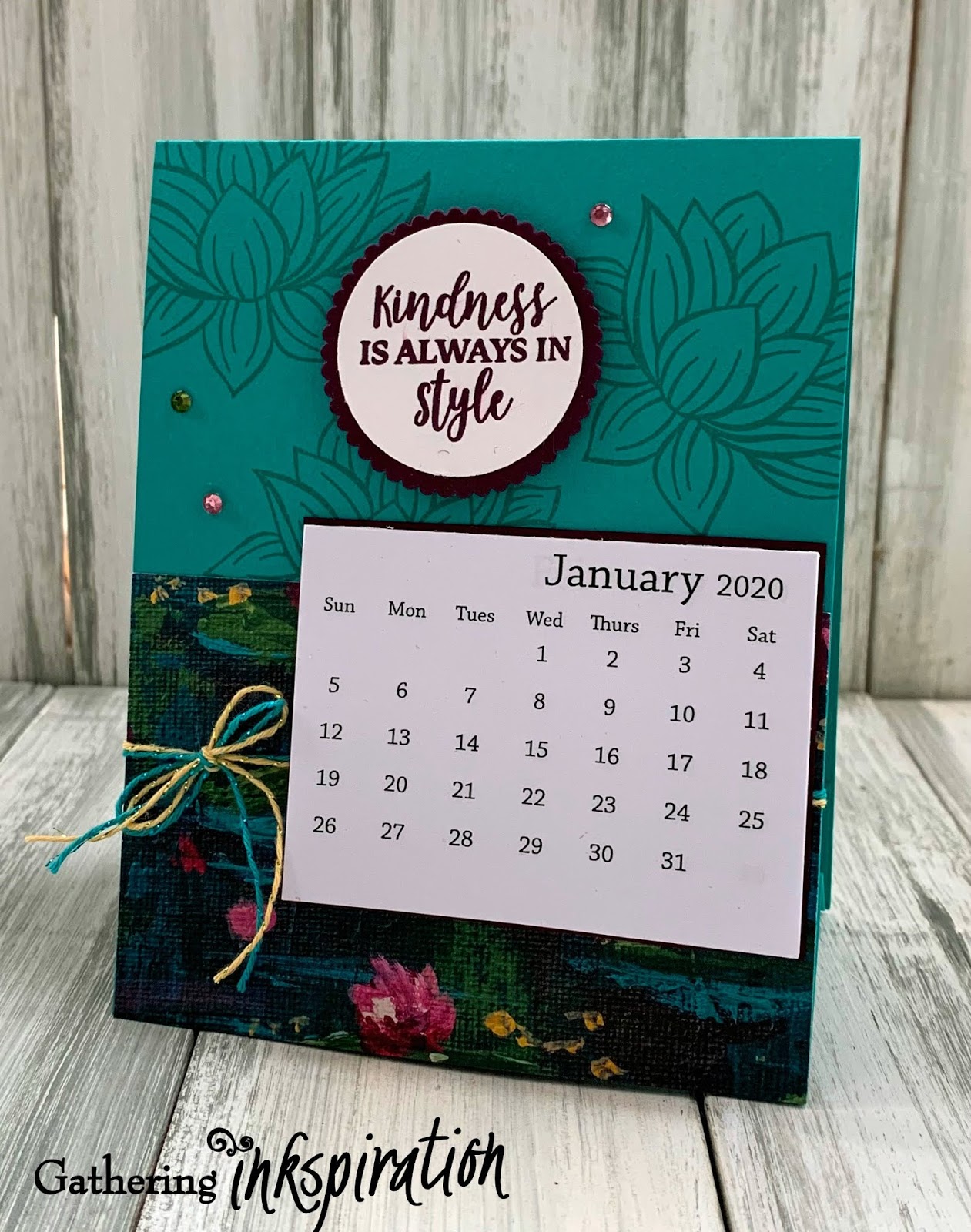Gathering Inkspiration: Stampin' Up! Lily Impressions Calendar