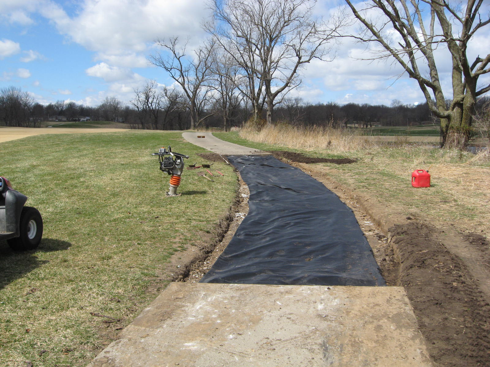 DRUMM FARM GOLF CLUB: Cart Path Repairs