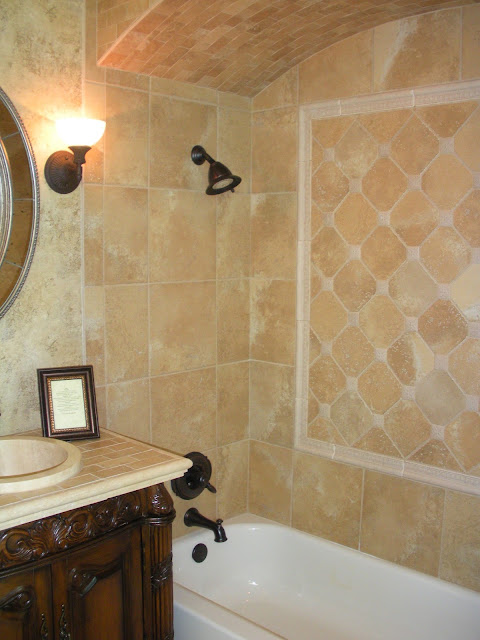 BAÑO RUSTICO - COCINAS Y BAÑOS: REPOSTEROS ENCIMERAS PISOS DUCHAS