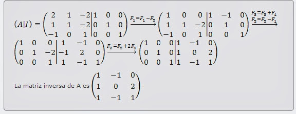 BYRON ROLDAN - MATEMATICAS (MODULO 3): Cálculo de la matriz inversa