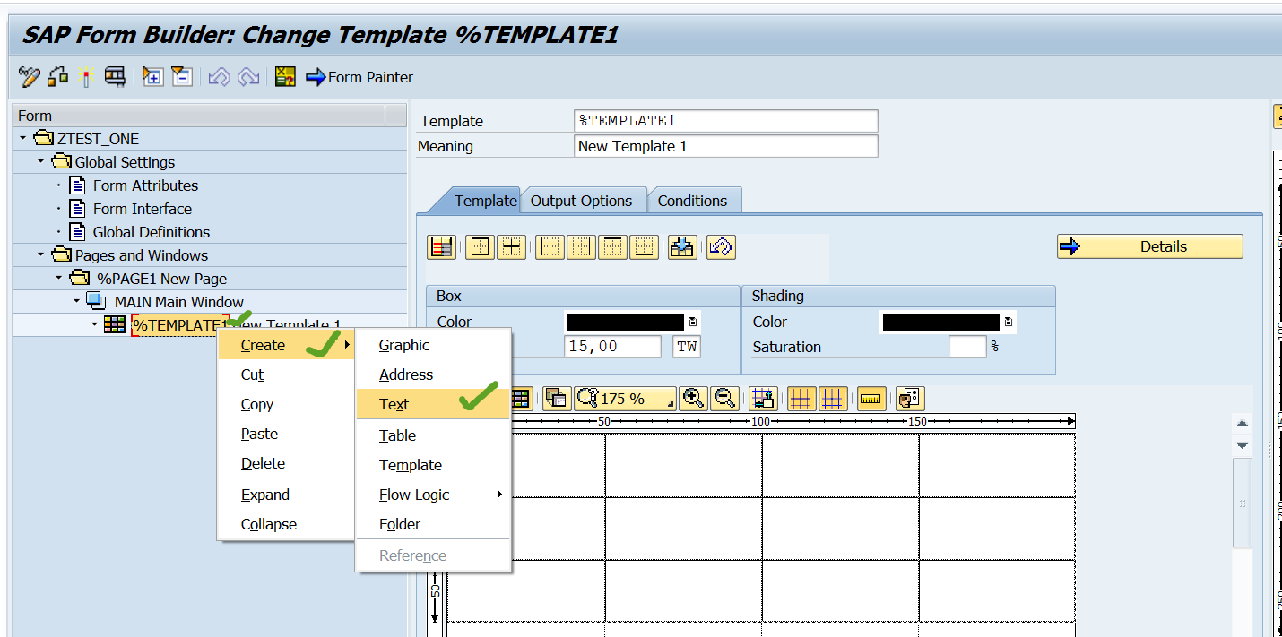 TECHSAP : 10. Smartform :Designing a template in Smartform