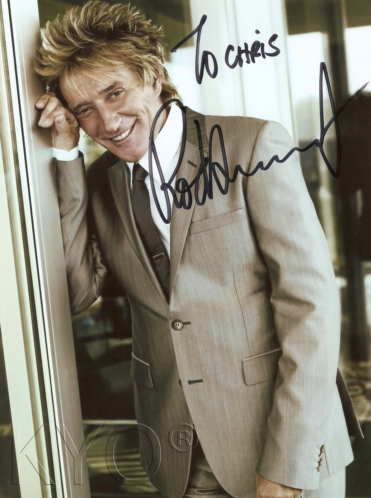 Chris Autographs: Rod Stewart