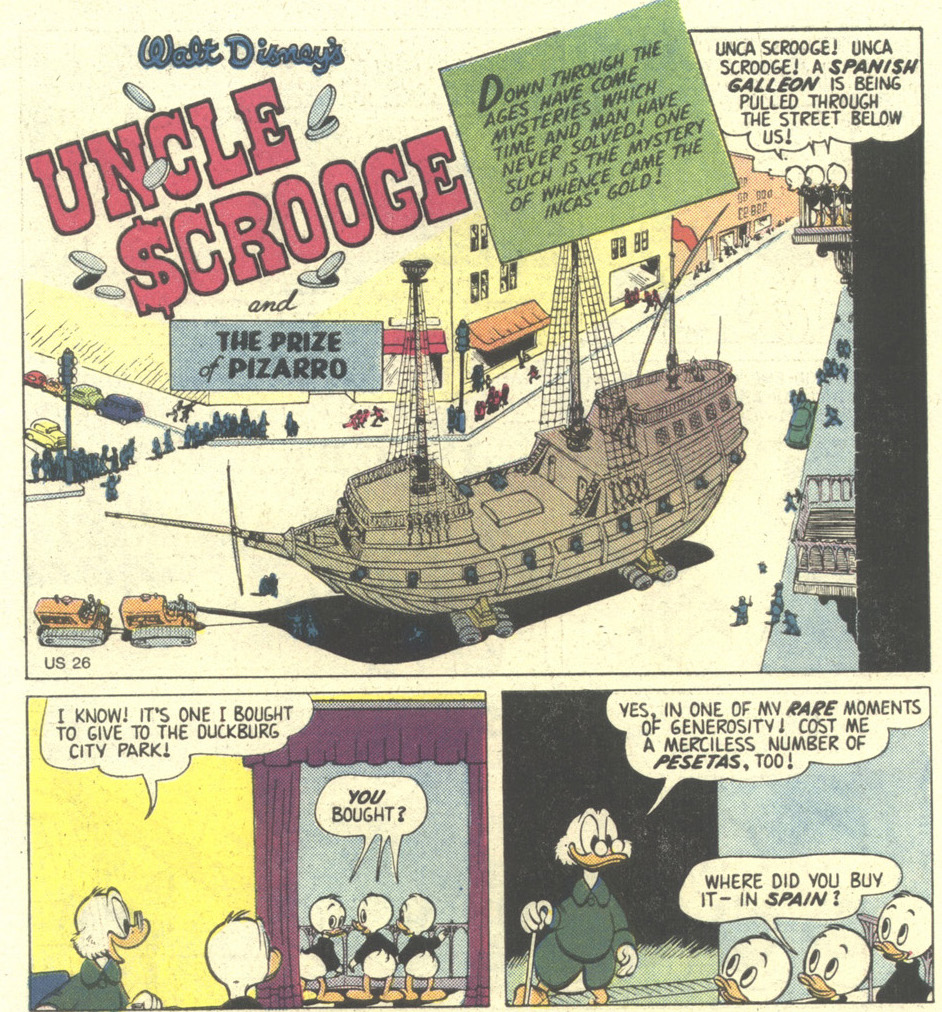 Duck Comics Revue: "The Prize of Pizarro"