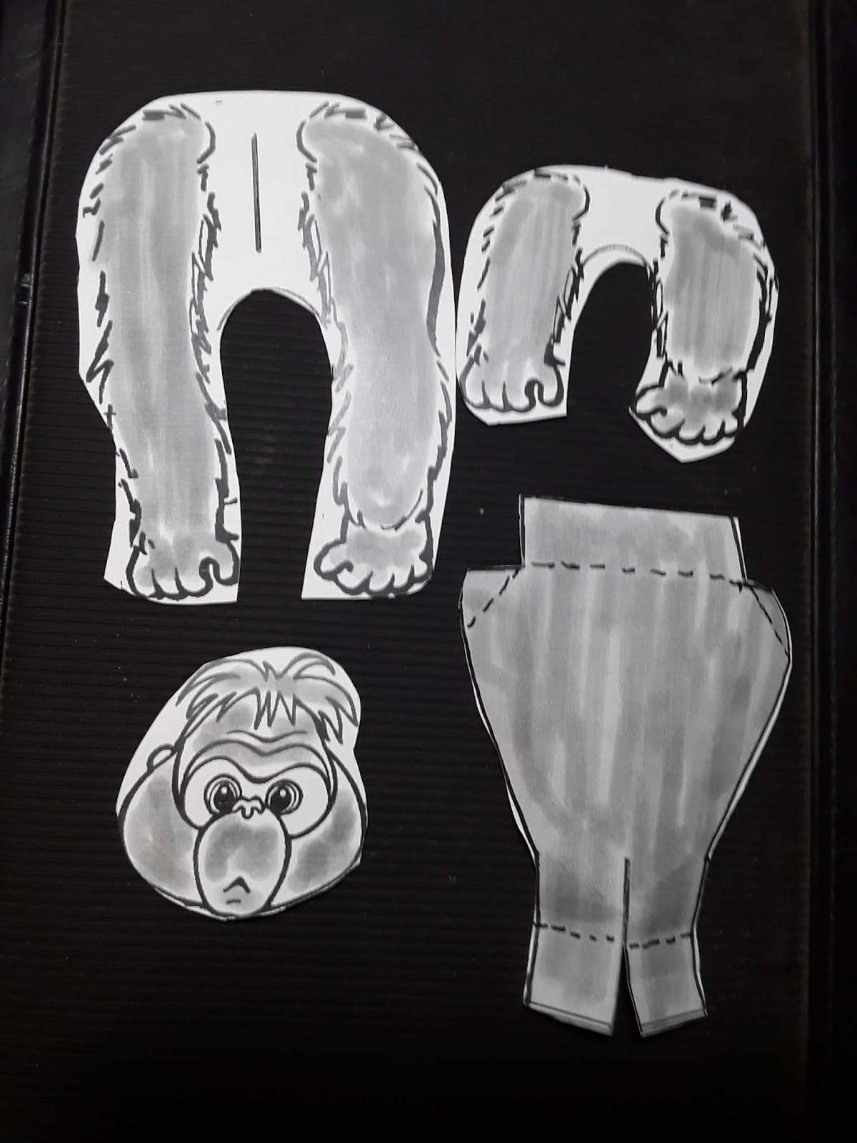 Free and Easy Crafts for Kids: Gorilla Craft and Activities