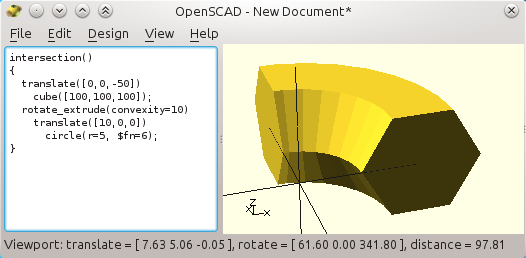3D printer improvements: How to use Openscad (3): iterations ...