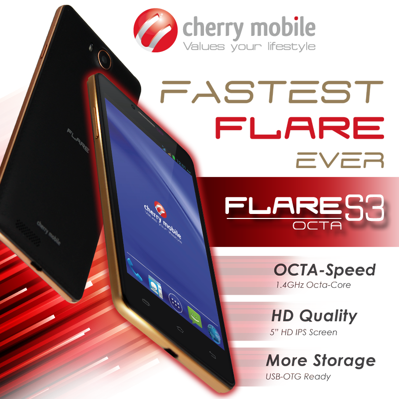 Cherry Mobile Flare S3 Octa-Core Specs now official: 5-inch HD display ...