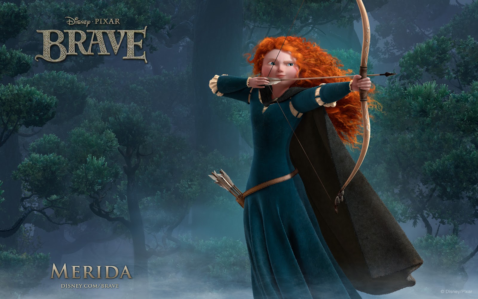 Merida - Brave - Mystery Wallpaper