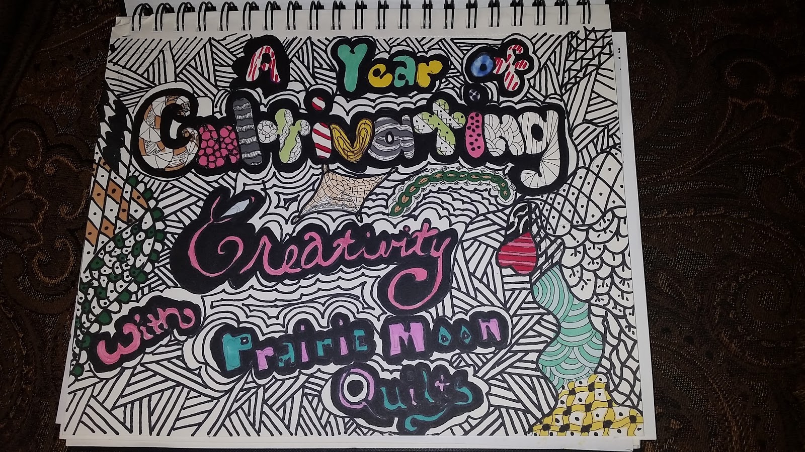 UcanQuilt2: Creativity Challenge #1 - Doodle for at least 30 minutes