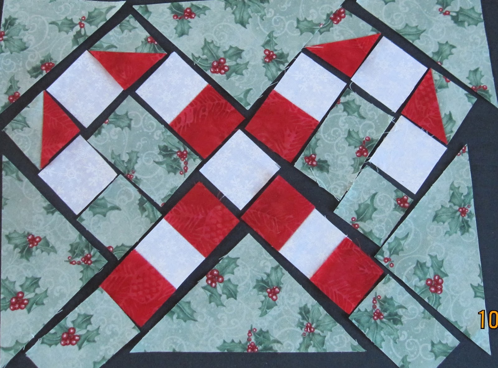 Sunshine in the Attic: Christmas Symbols Quilt Along-- Candy Canes and ...