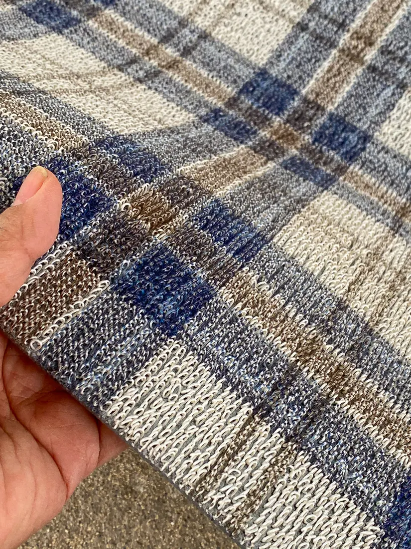Modern Plaid Outdoor Mats (Designed by Me!) - Rambling Renovators