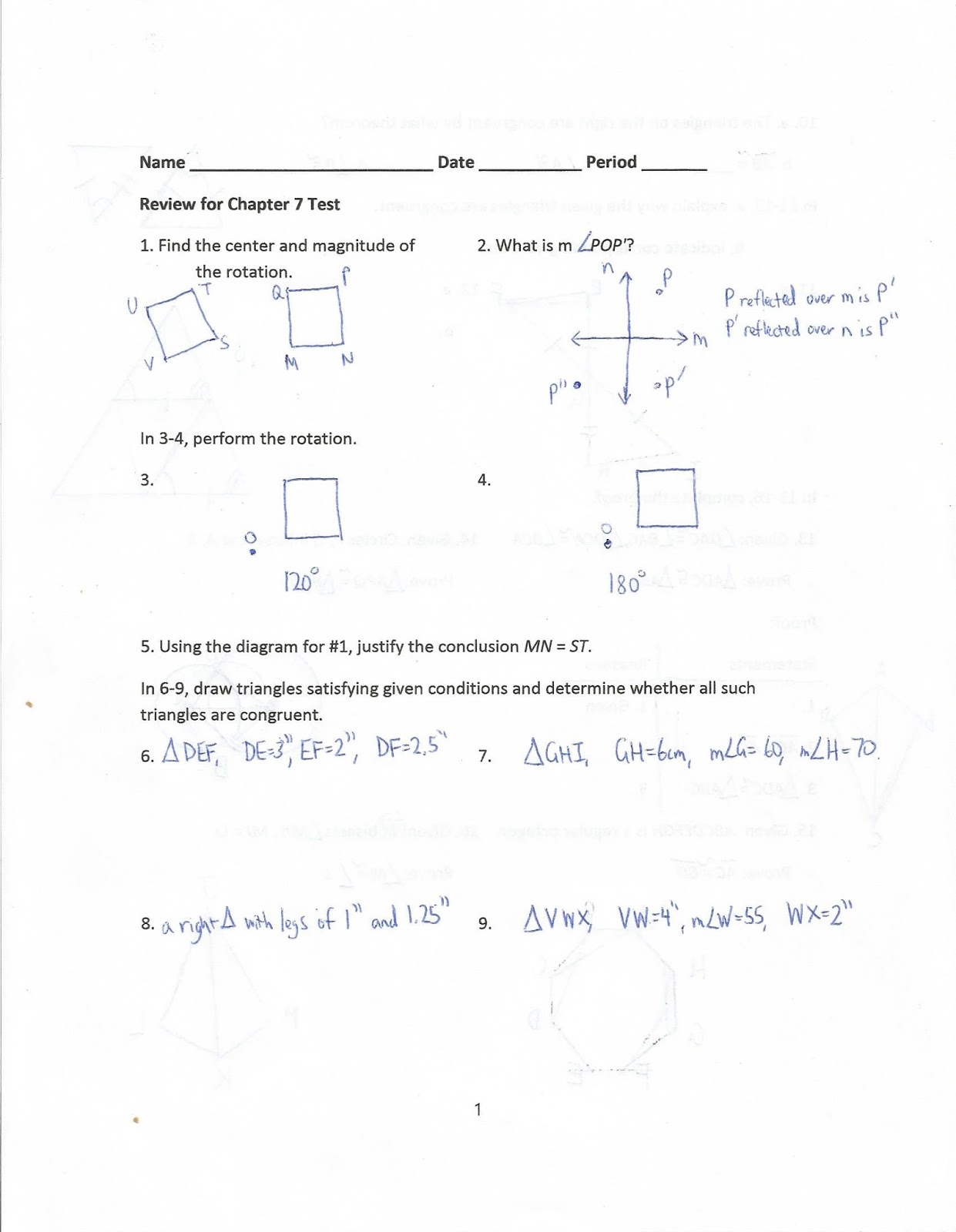 Geometry, Common Core Style: October 2015