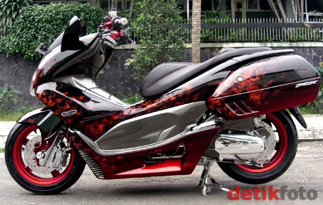 MODIFIKASI HONDA PCX - Apick_Aw0x'z