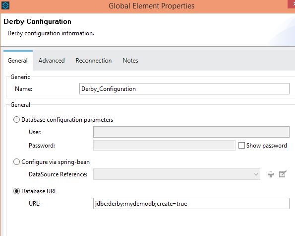 Using In-Memory Database in MuleSoft With Apache Derby