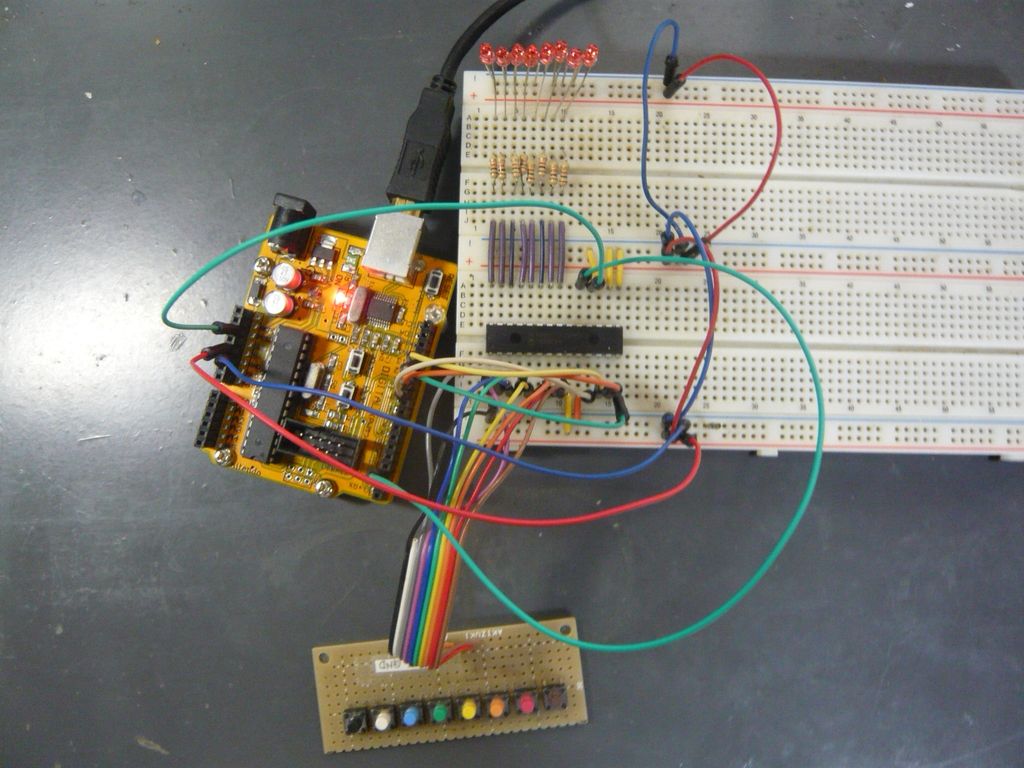音源とオーディオの電子工作（予定）: I/OエキスパンダーのMCP23S17をArduinoで使ってみる。