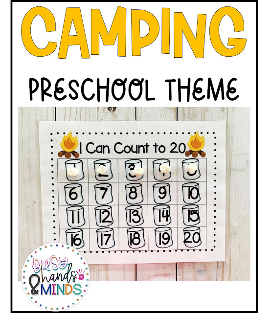 Camping Preschool Theme | Busy Hands and Minds