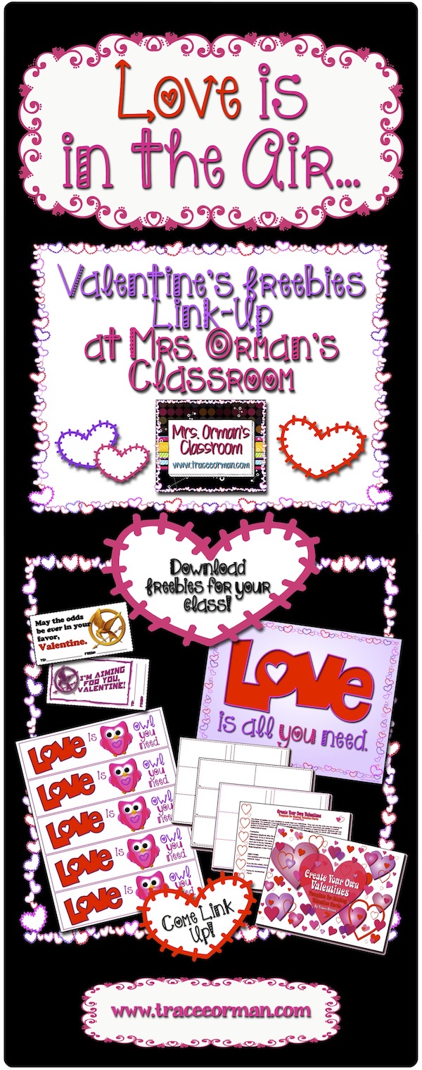 Mrs. Orman's Classroom: Love is in the Air...Valentine's Day Freebie ...
