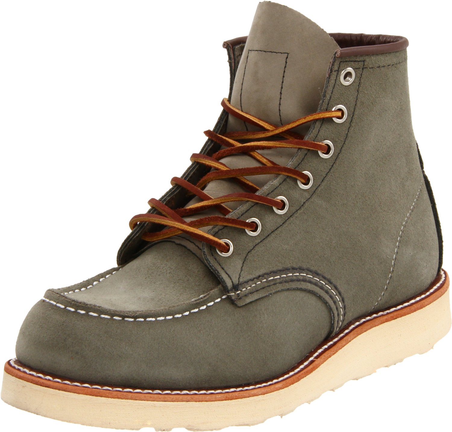 Moto-Mucci: GEAR: Red Wing 6" Sage Moc Toe