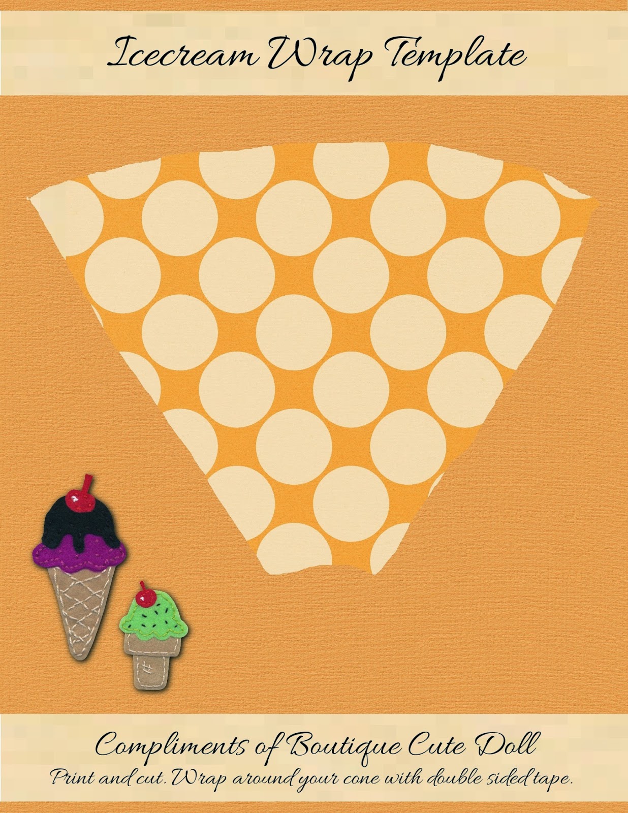 Digital Designs Scrapbooking: Ice Cream Wrap Tutorial