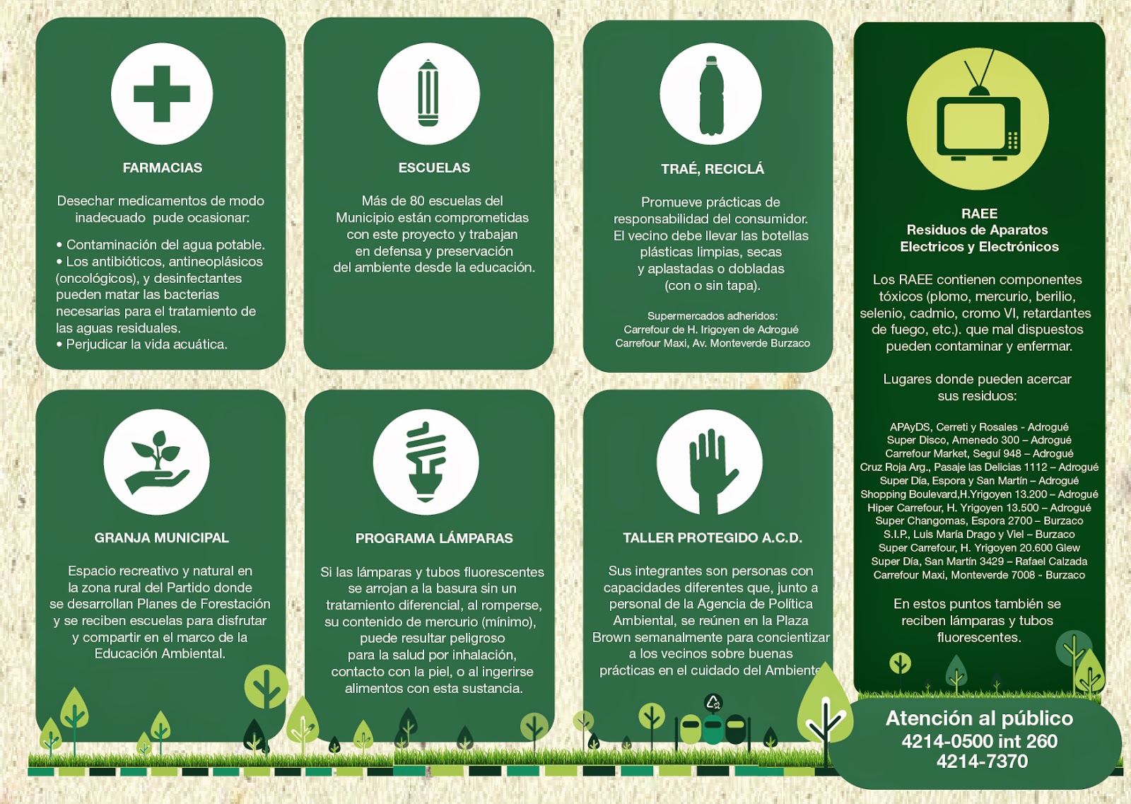 Brown Recicla: Programas Ambientales del Municipio de Almirante Brown