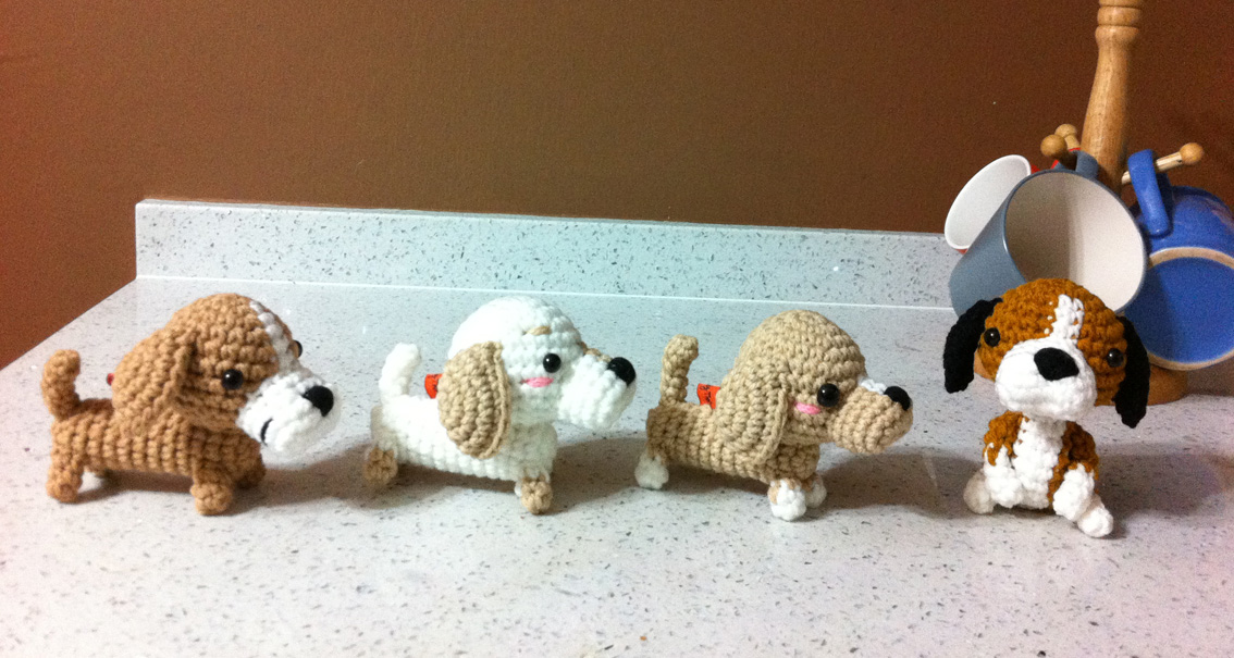 TeddyThotz: Special Little Crochet Dogs That'll Melt Your Heart