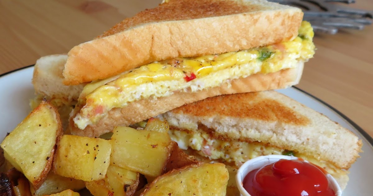 Baked Western Sandwich | The English Kitchen