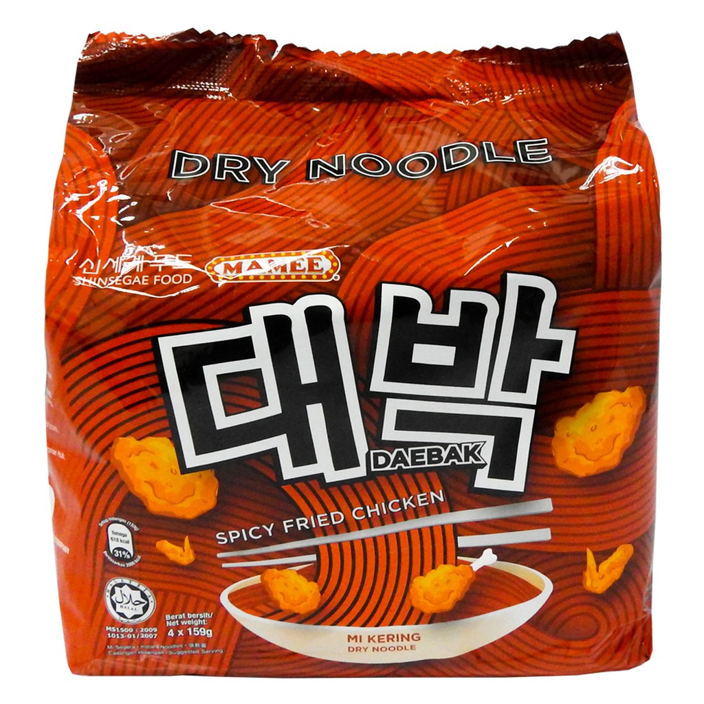 Foodies : Shinsegae Daebak Spicy Fried Chicken (Mamee)