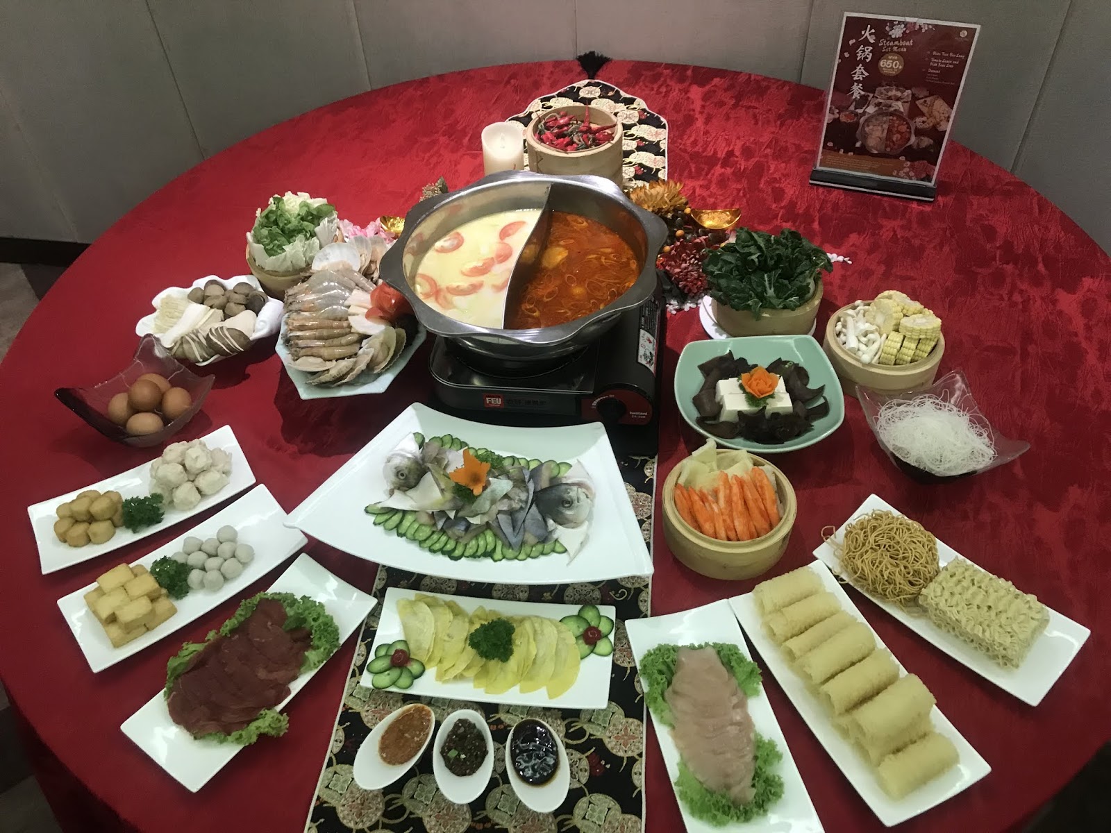 Chinese New Year Steamboat Set, Olive Tree Hotel Penang | cik sukα taip