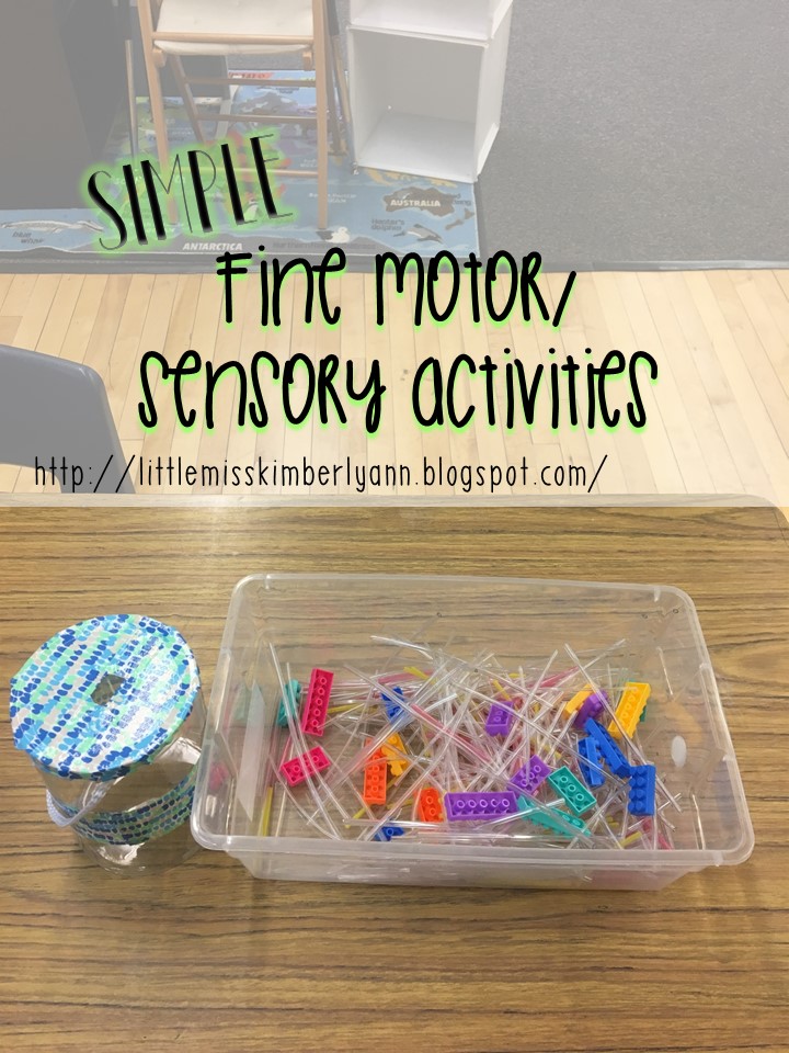 Little Miss Kim's Class: Simple fine motor/ sensory activities for ...