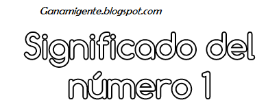 1⃣ SIGNIFICADO DEL NUMERO 1 en tus SUEÑOS que te quieren decir