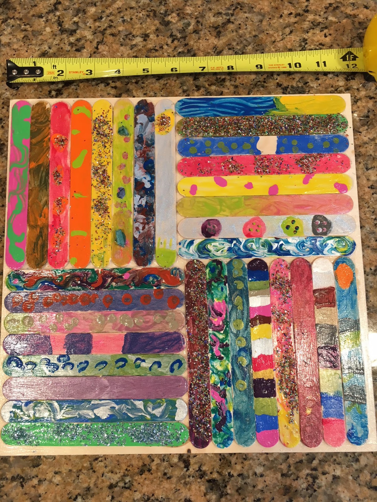 The Nitpicky Consumer: The Craft Stick Collage